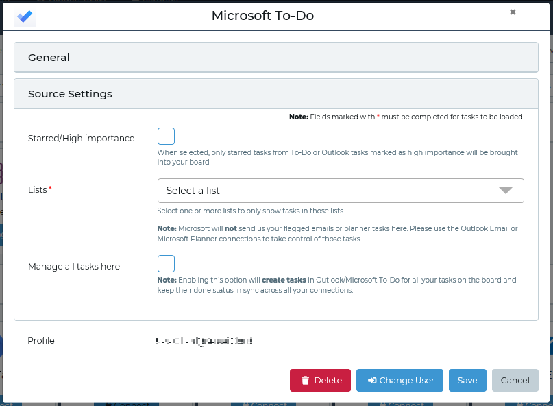 Connecting Microsoft To-Do to OneTaskList